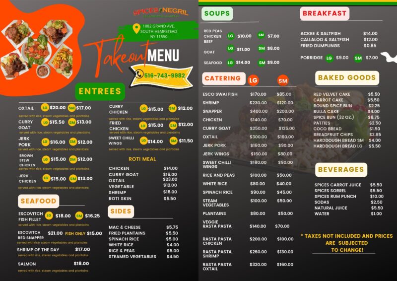 Spices Negril Restaurant | Jamaican Restaurant