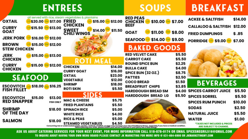 Spices Negril Restaurant | Jamaican Restaurant